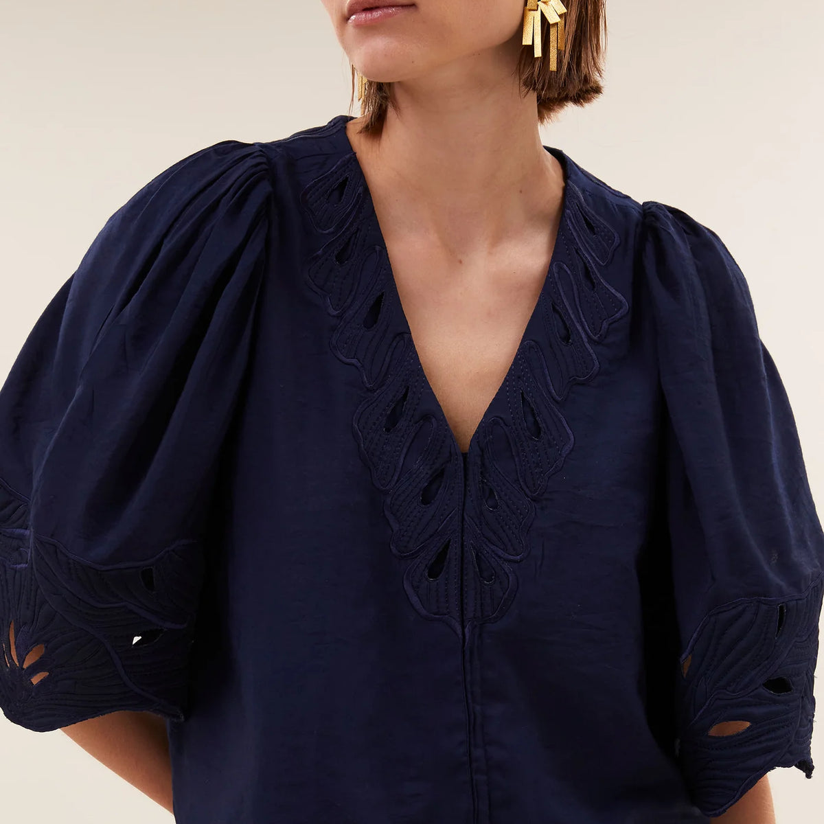 Audrey Blouse - Evening Blue – Doodie Stark