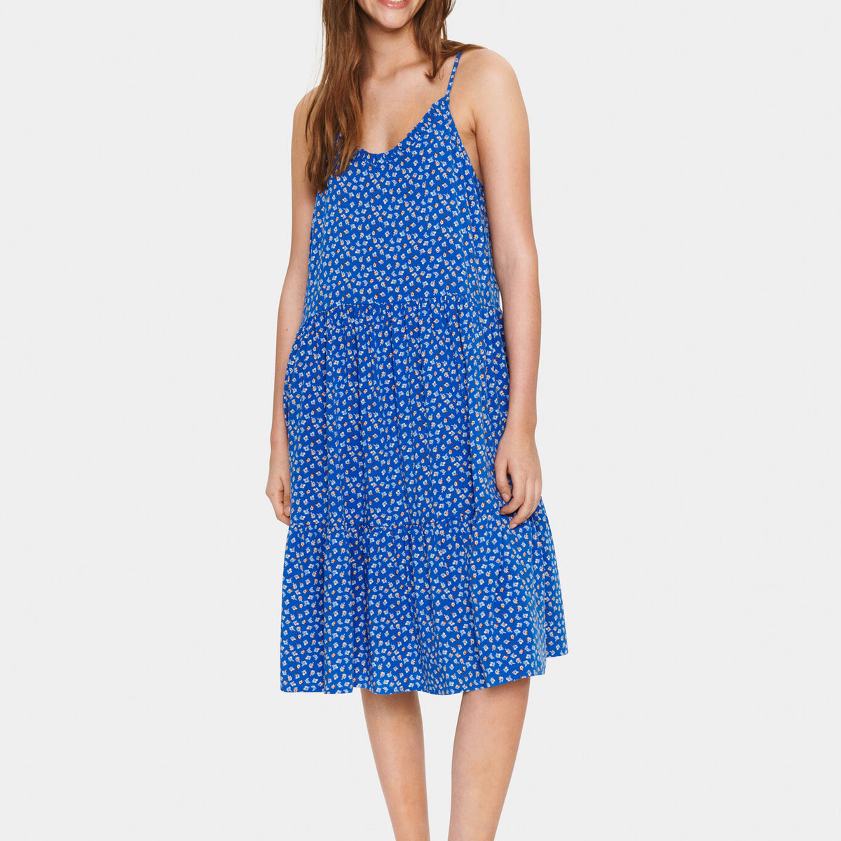 Eda Strap Dress - Blue Soulful Mini | Doodie Stark