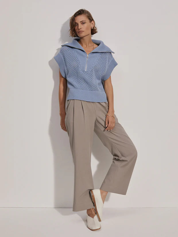 Mila Half Zip Knit - Ashley Blue – Doodie Stark