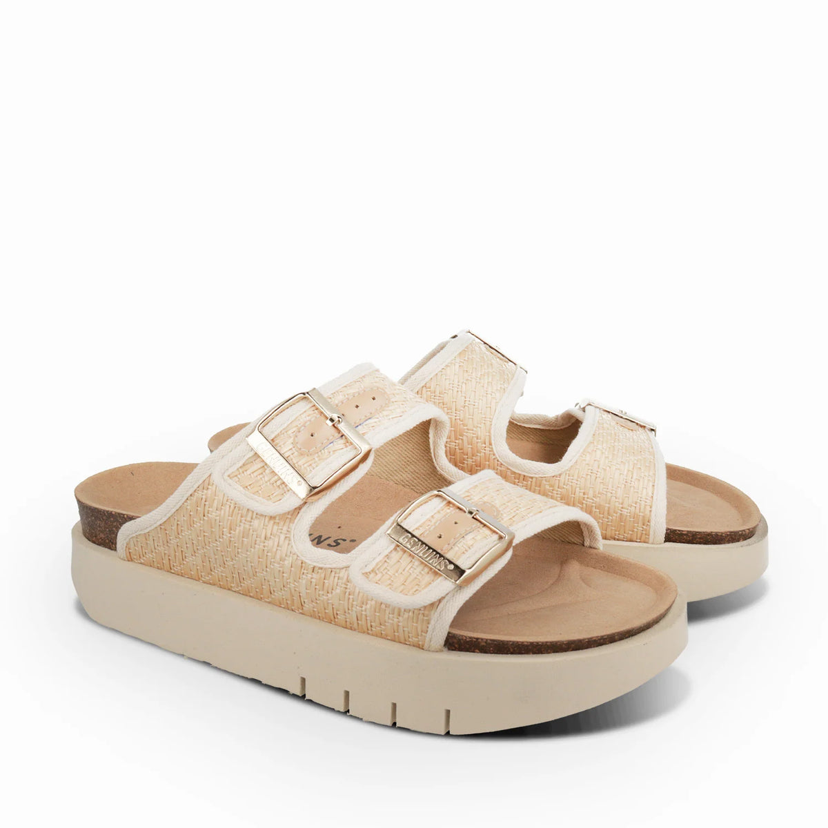 Hawaii Rafia Sandal - Natural – Doodie Stark