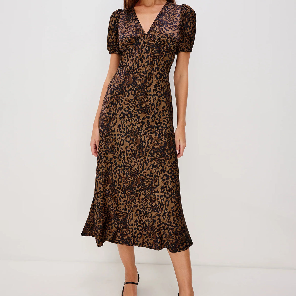 Junia Dress - Ginger Spotted – Doodie Stark