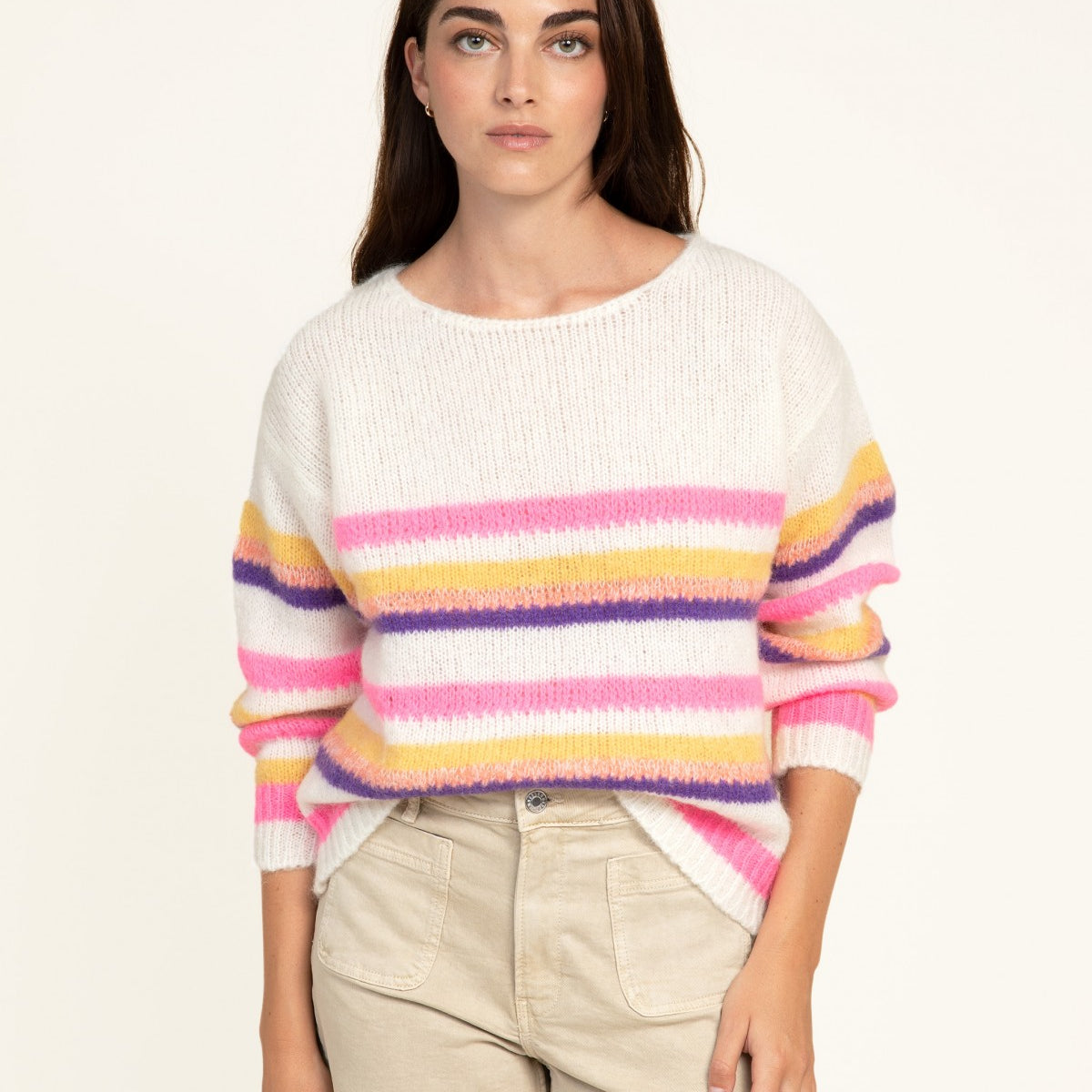 Beryton Knit - Milk Stripe – Doodie Stark