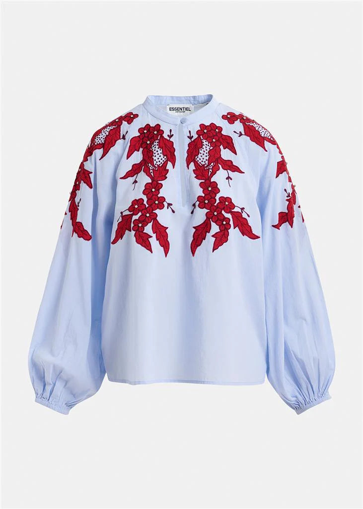 Ishimbay Embroidered Top - Santa Claus – Doodie Stark