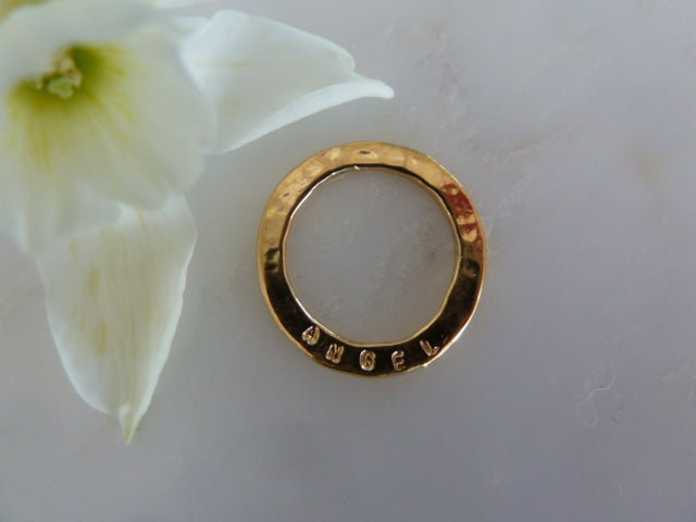 Angel sentiment disc - Gold | Doodie Stark