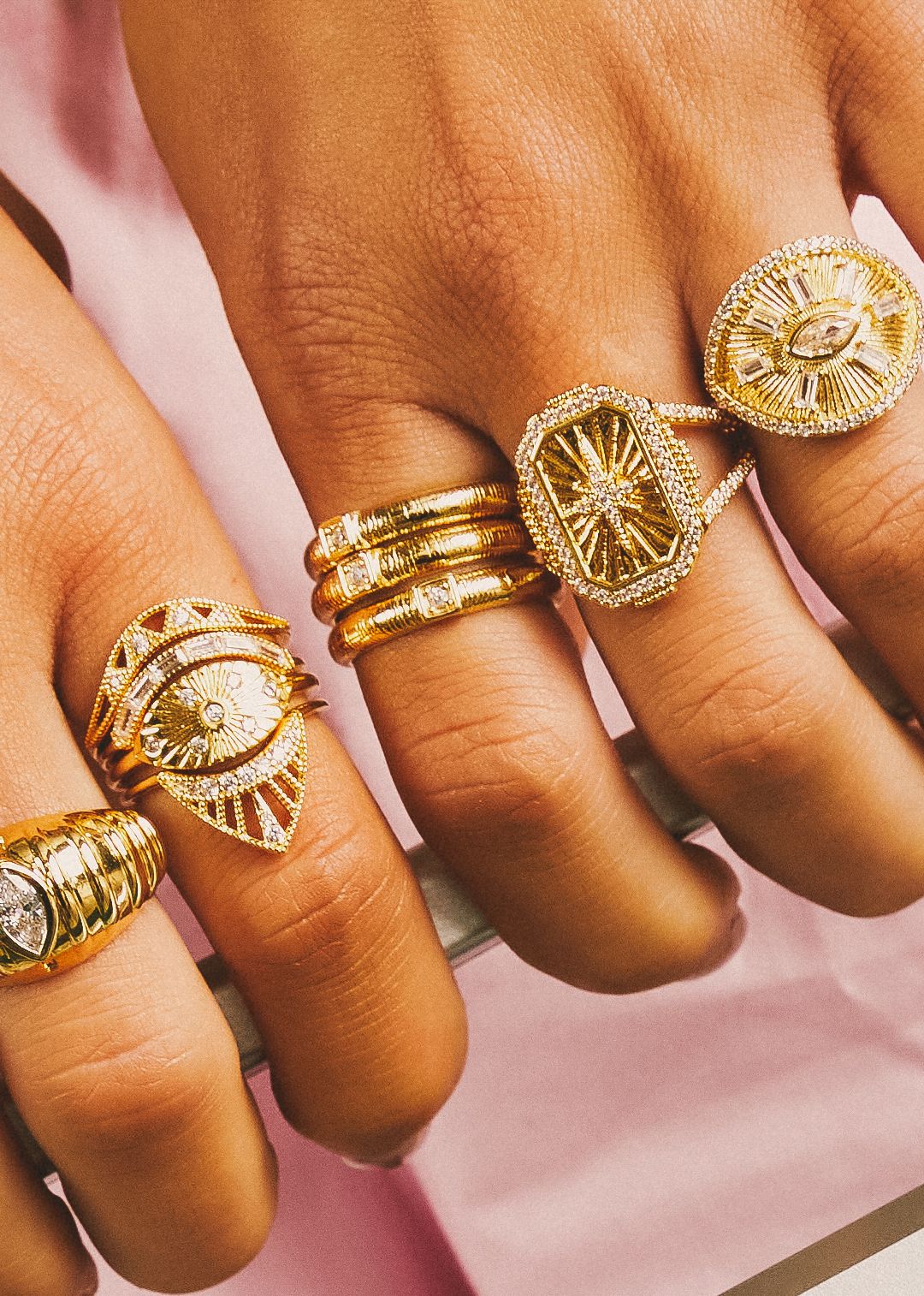 Tilak Ring - Gold – Doodie Stark