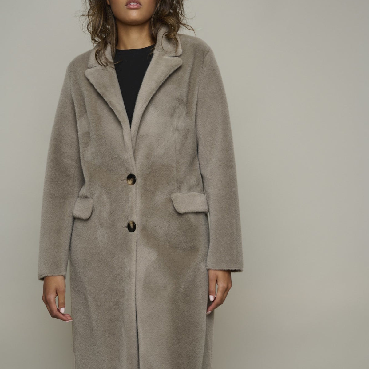 Saami Long single breasted coat - Fungi | Doodie Stark